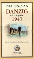 Danzig mit Langfuhr 1940 Historischer Stadtplan 1:8.000 Nachdruck ...